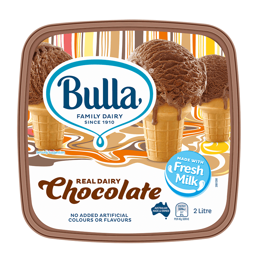 Bulla | Real Dairy Choc Vanilla Ice Cream