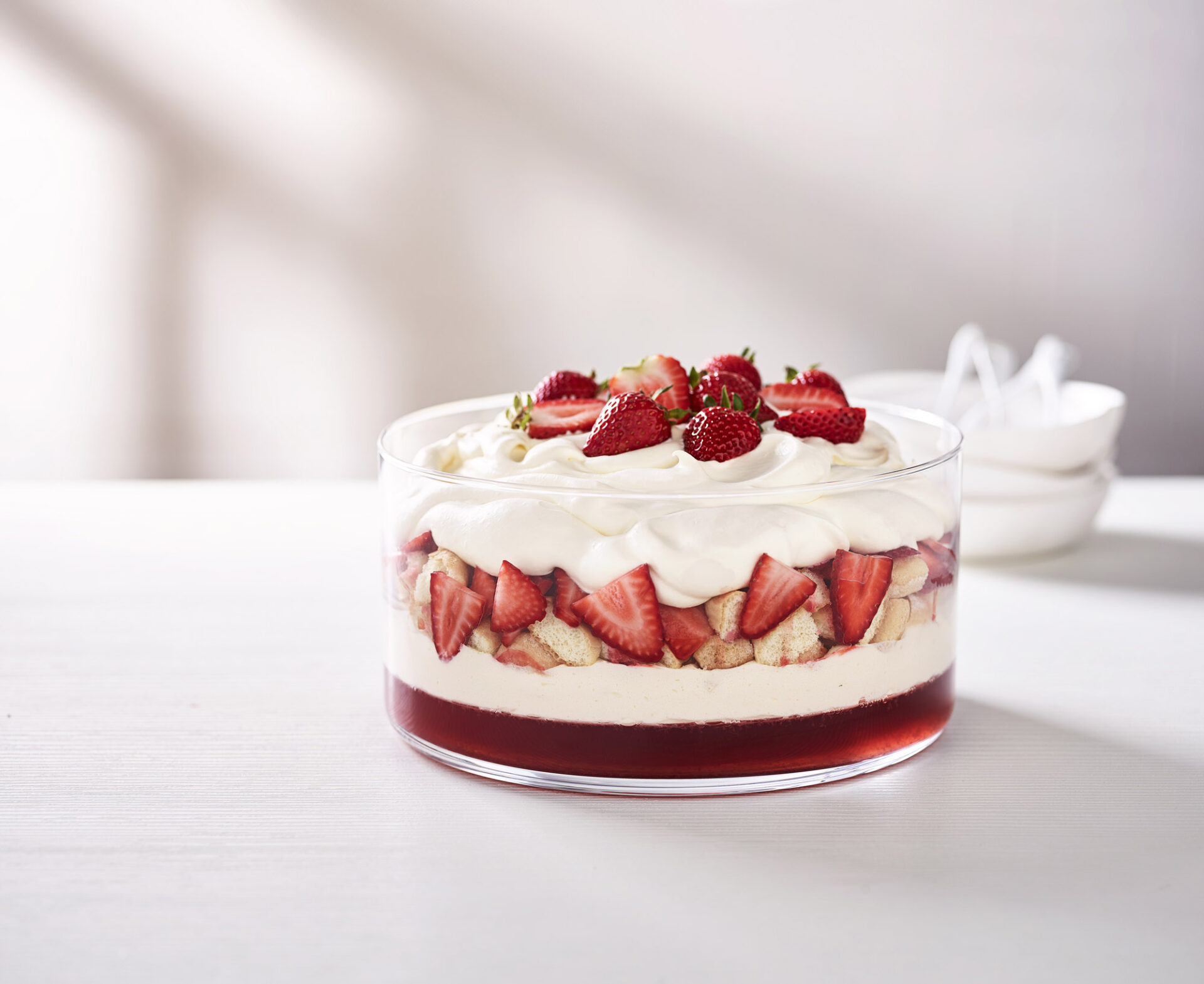 Strawberry and Kombucha Jelly Trifle | Bulla