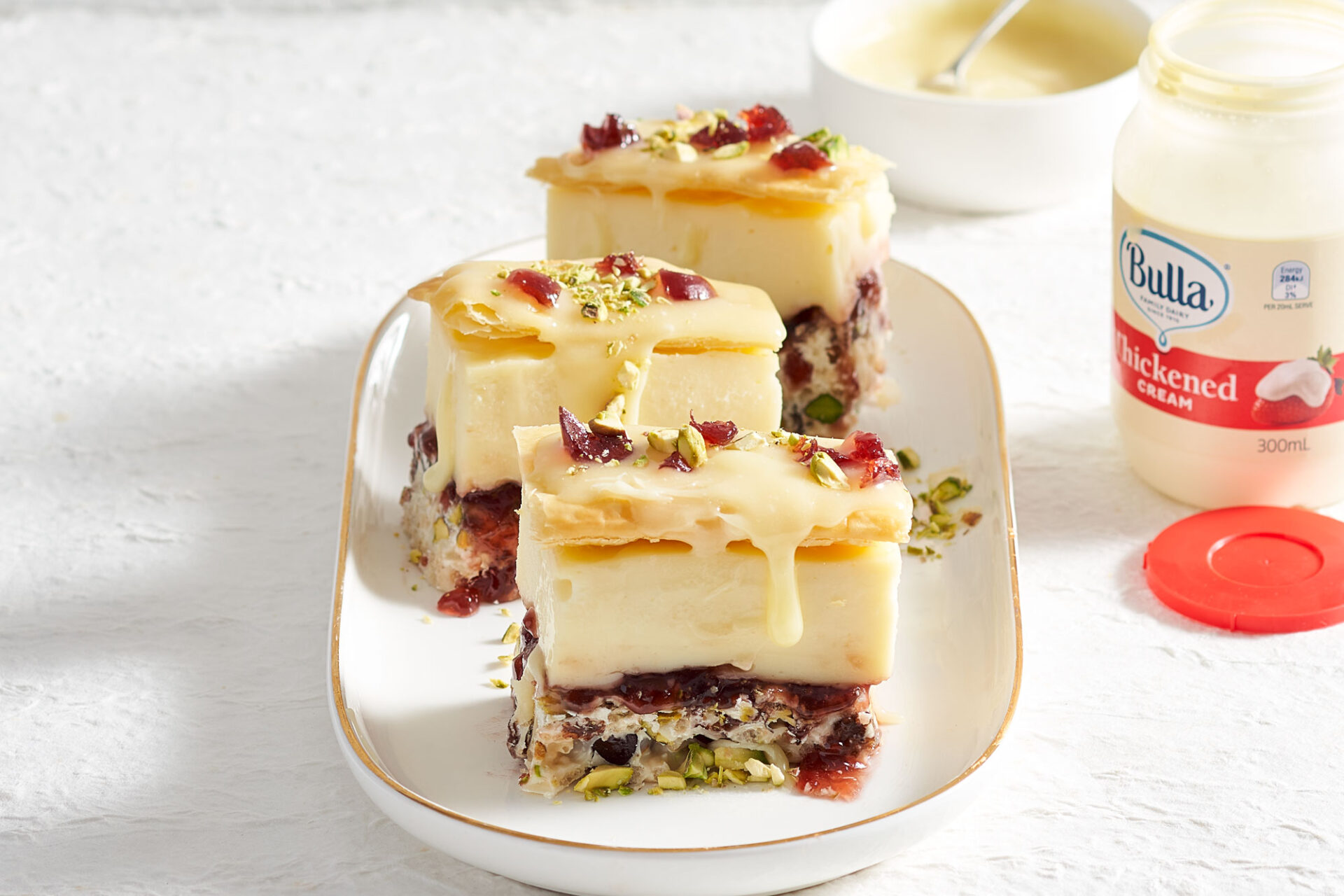 white christmas vanilla slice | Bulla