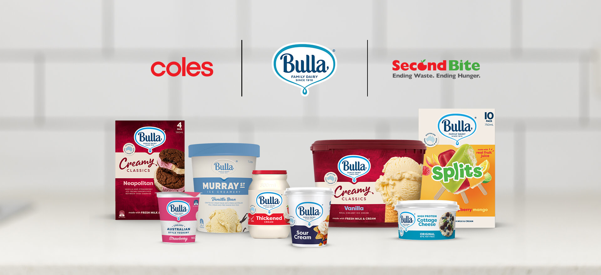 Bulla, Coles and SecondBite launch 'Three Million Meals' campaign | Bulla
