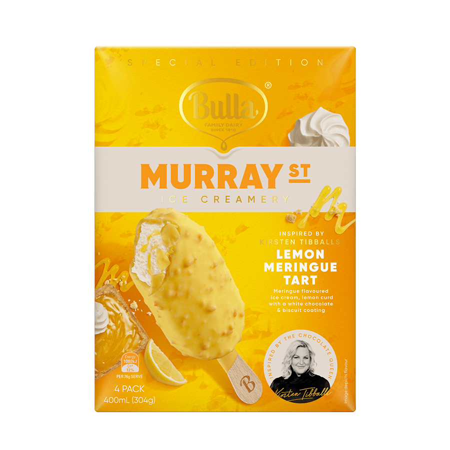 Bulla | Murray St Ice Creamery - Vanilla & Boysenberry Swirl